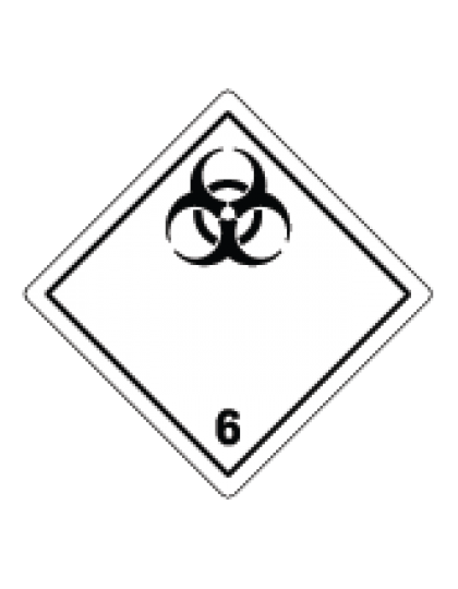 Ženklas Cheminės medžiagos, infekuotos atliekos