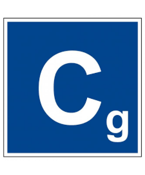 Ženklas Patalpos kategorija Cg