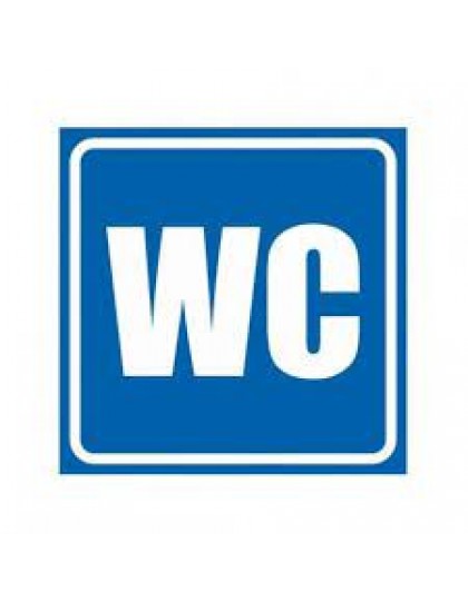 Ženklas sanitarinis mazgas WC