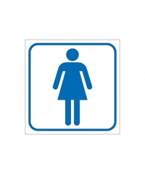 Ženklas sanitarinis mazgas WC moterims